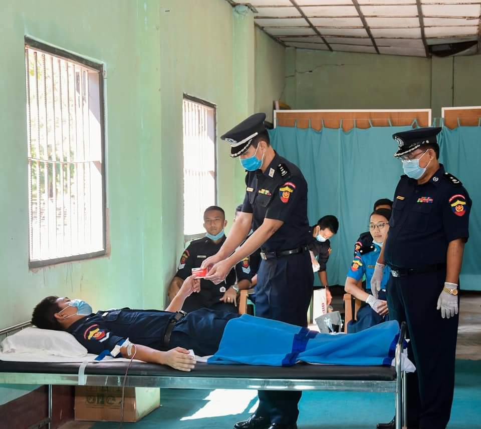 ၇၅ နှစ်မြောက် စိန်ရတုအထိမ်းအမှတ် မြန်မာနိုင်ငံမီးသတ်တပ်ဖွဲ့နေ့ကို က